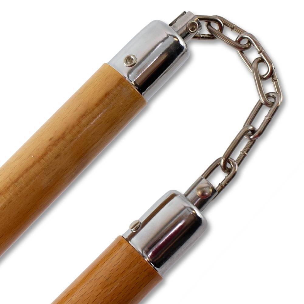 CHACOS DE ENTRENAMIENTO NANCHAKU DE MADERA 12.75" Octagon natural – El ...