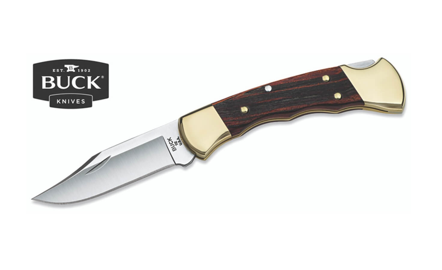 Navaja Buck Knives Folding Hunter 110 para caza y pesca con cacha Orto ...
