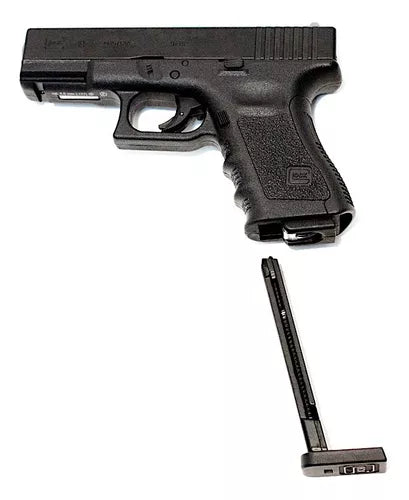 Pistola GLOCK 19 GEN3 Negra (Bullets) CO2 350 fps – El Viajero del Norte