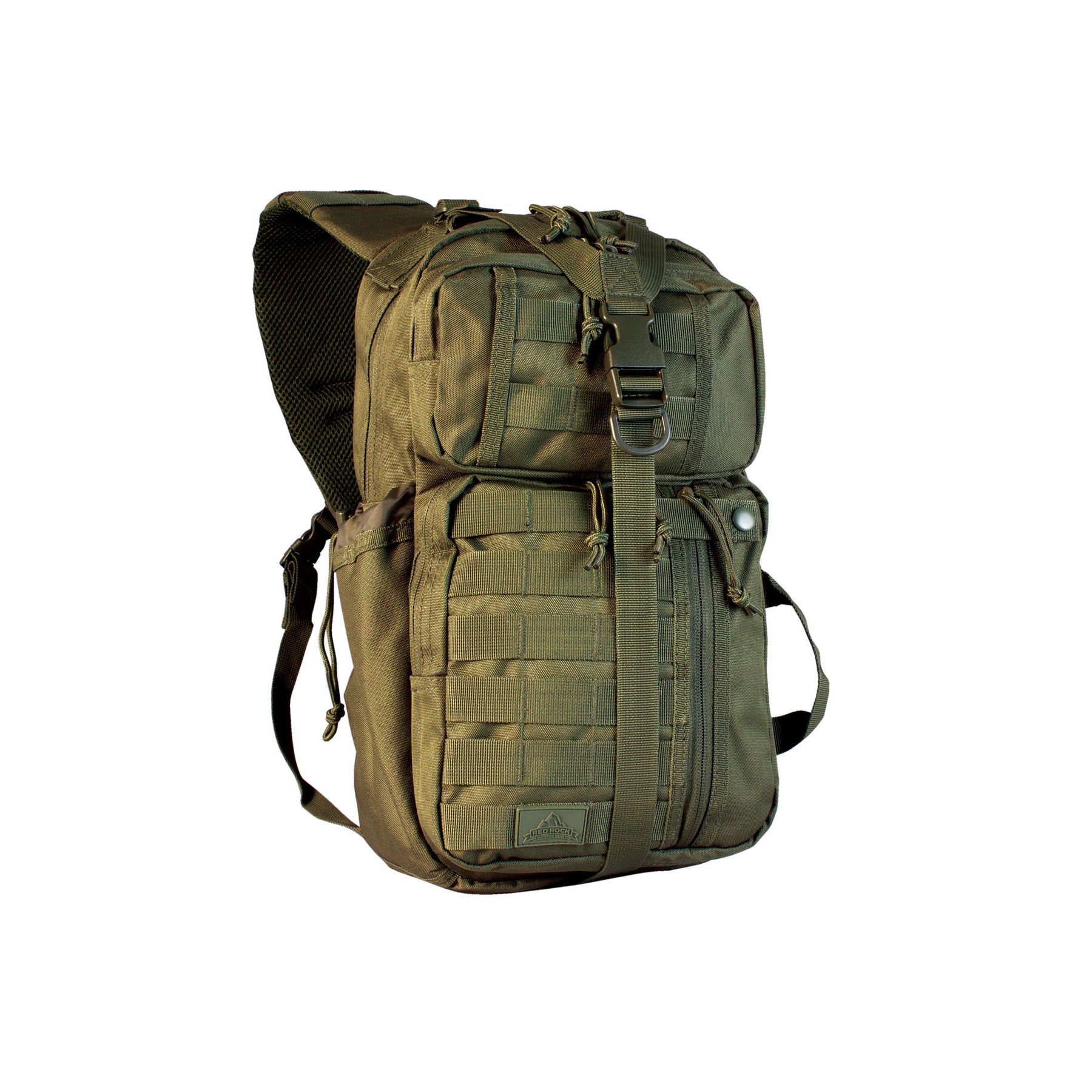 MOCHILA RAMBLER SLING OLIVE DRAB RED ROCK – El Viajero del Norte